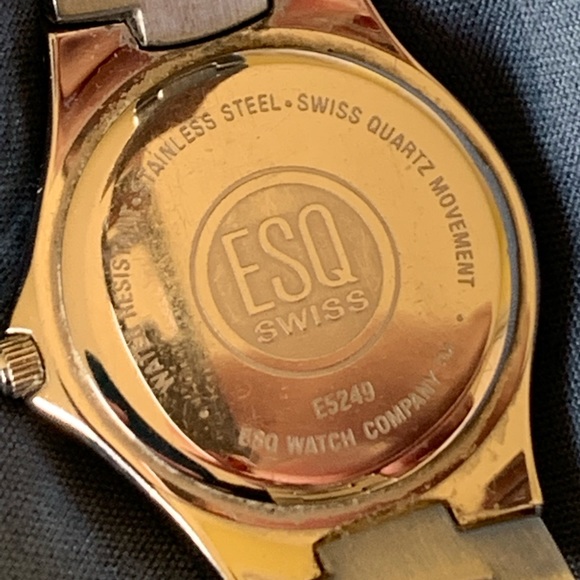 Movado | Accessories | Esq Swiss Diamond Ladies Watch Mother Of Pearl ...